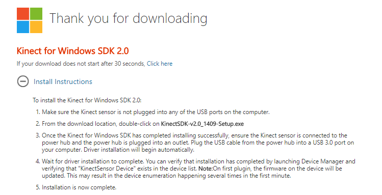 Microsoft Kinect v2 環境構築 ① (Windows 10) | 技術的特異点