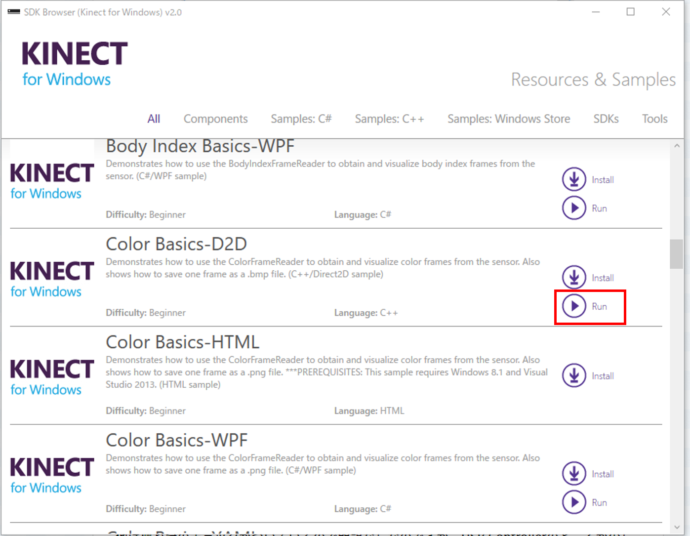 Microsoft Kinect v2 環境構築 ② (Windows 10) | 技術的特異点