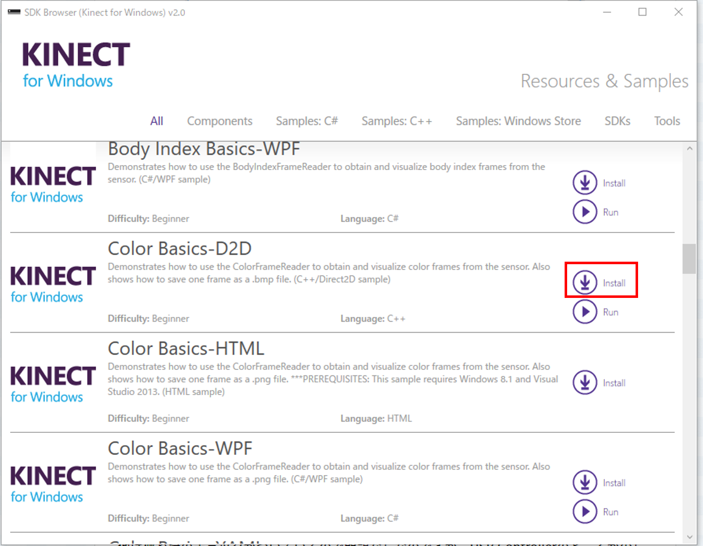 Microsoft Kinect v2 環境構築 ② (Windows 10) | 技術的特異点
